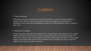 What is camping | PPTX