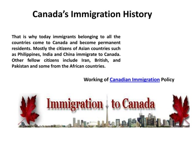 What is canada immigration policy? | PPTX