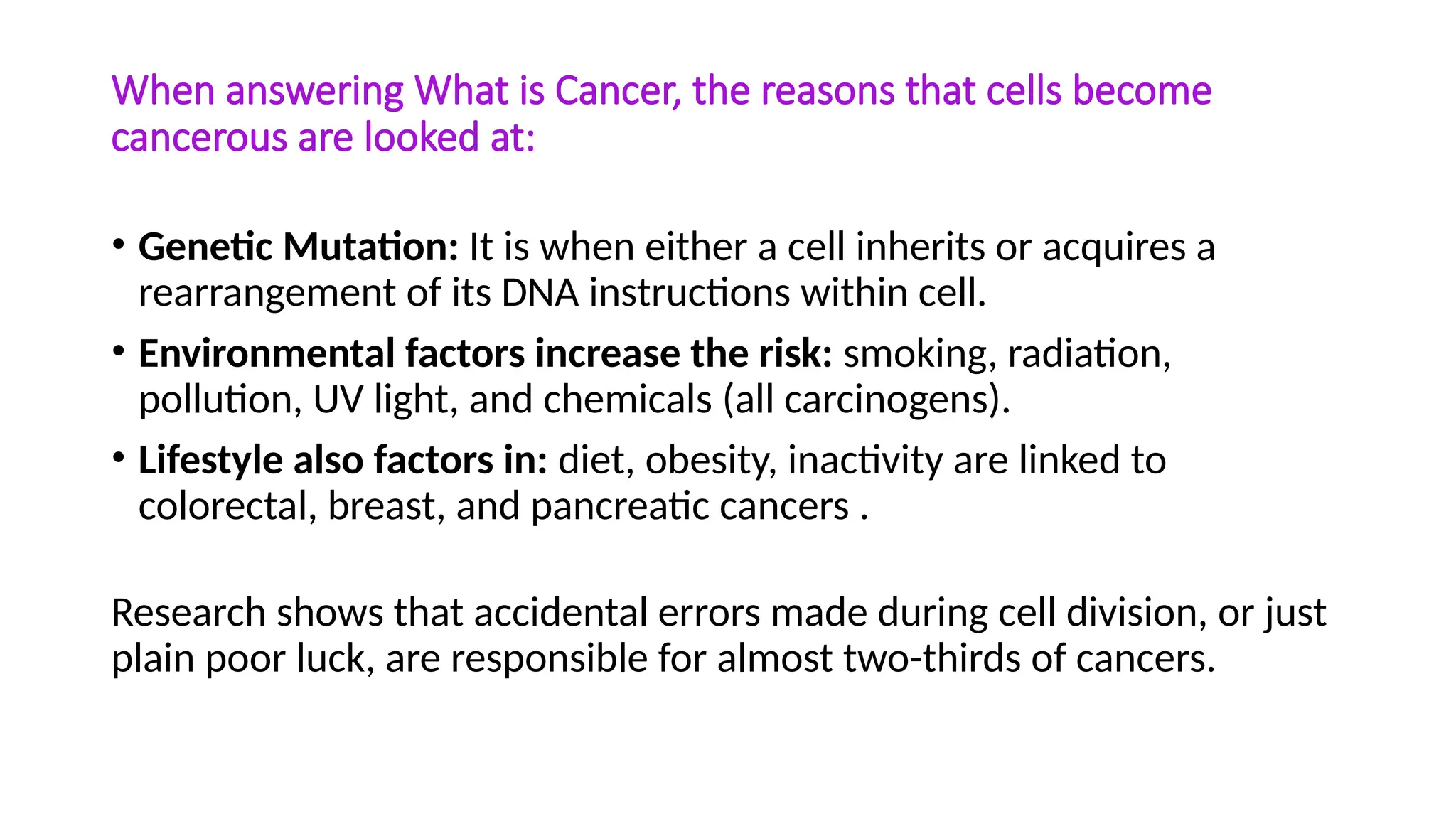 What Is Cancer? Awareness of Top 10 Cancer Symptoms & Types | PPTX
