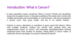 What Is Cancer? Awareness of Top 10 Cancer Symptoms & Types | PPTX