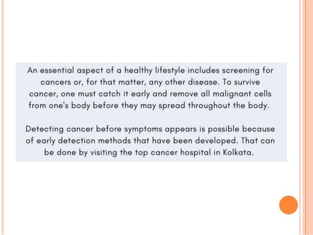 What is Cancer Screening and its Importance - AMRI Hospitals | PPT