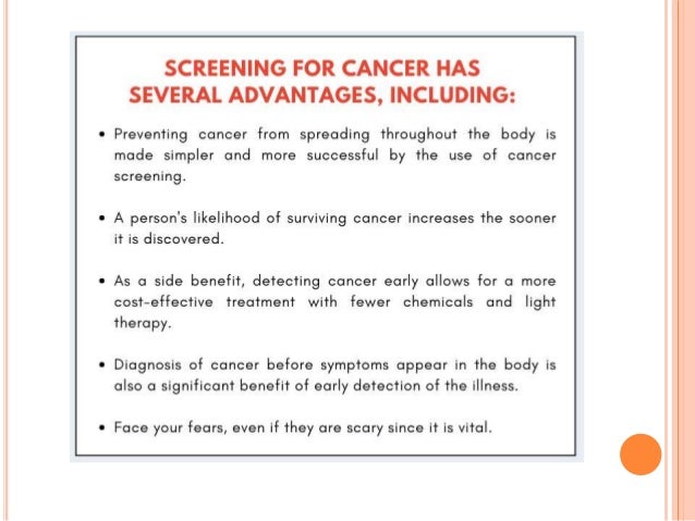 What is Cancer Screening and its Importance - AMRI Hospitals | PPT