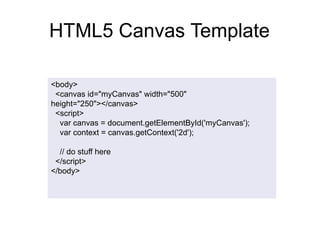 Canvas - HTML 5 | PPT