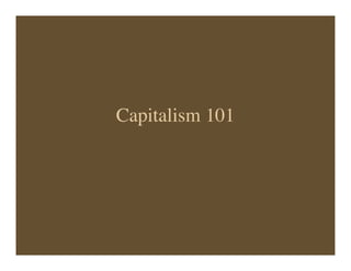What is capitalism | PDF