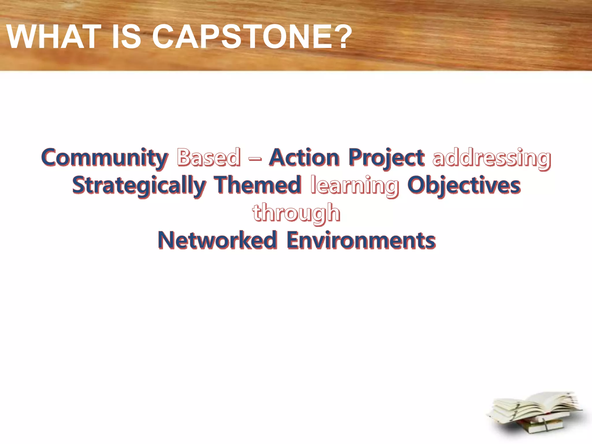 What is capstone | PPTX