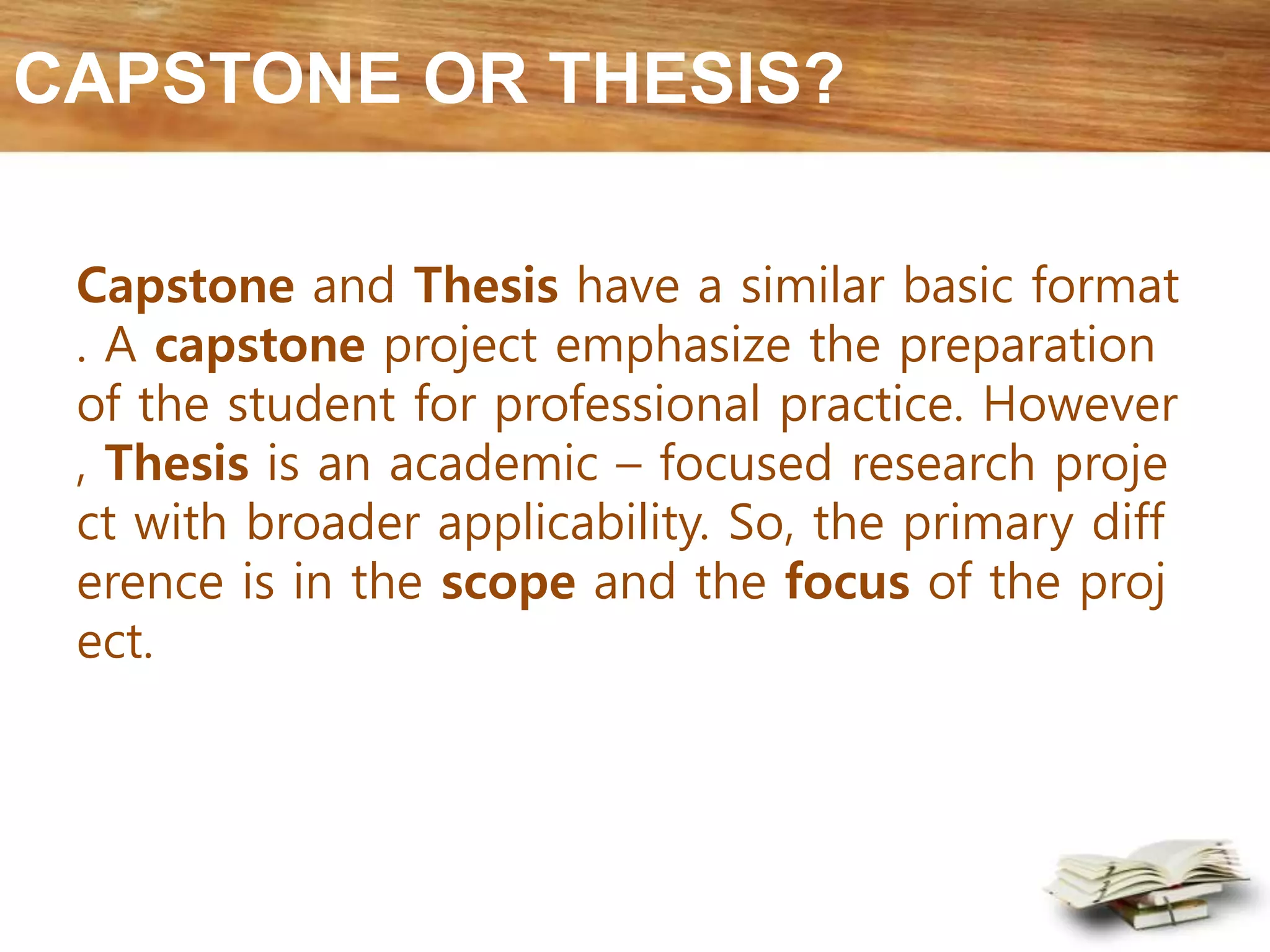 What is capstone | PPTX