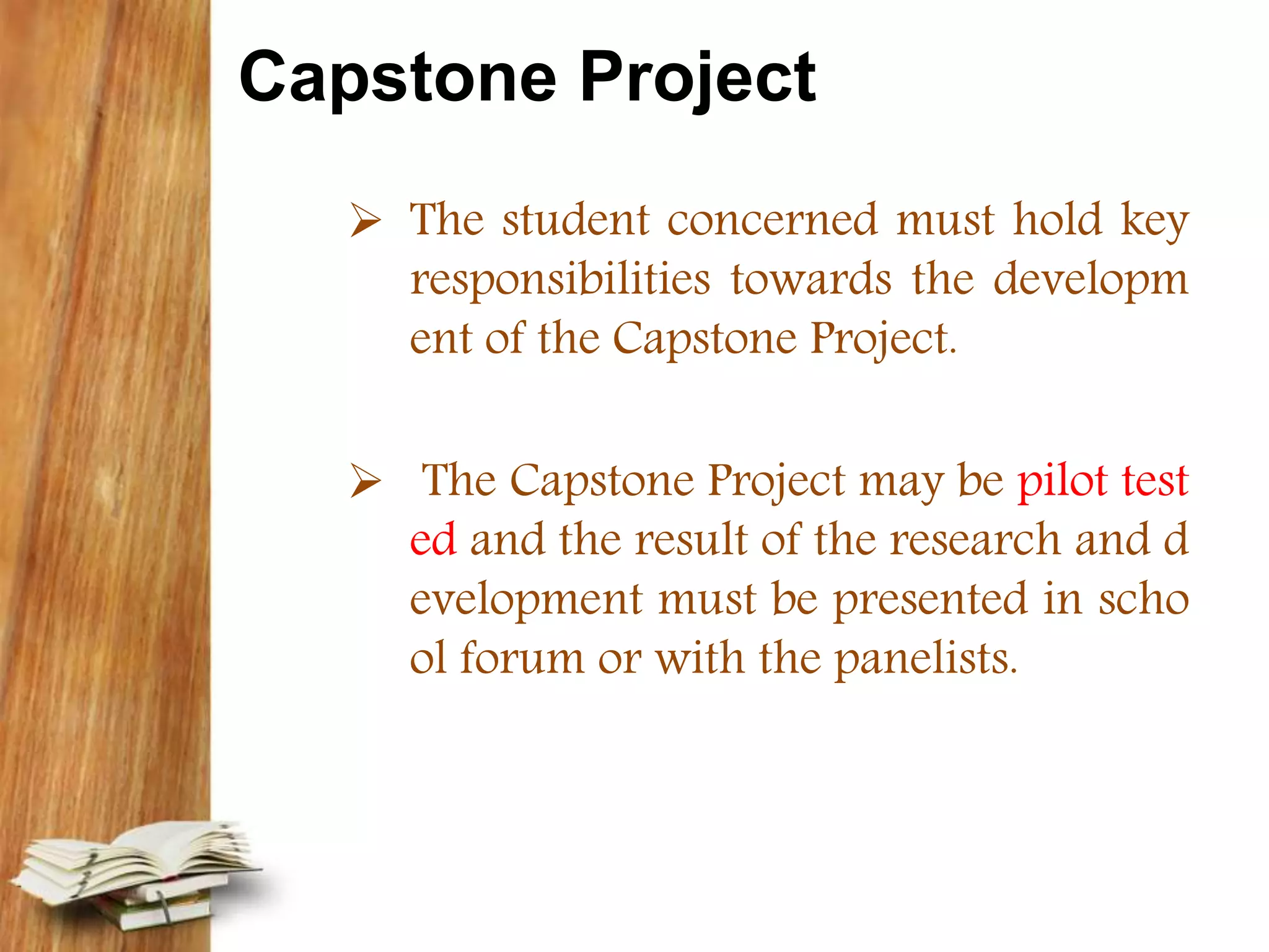 What is capstone | PPTX