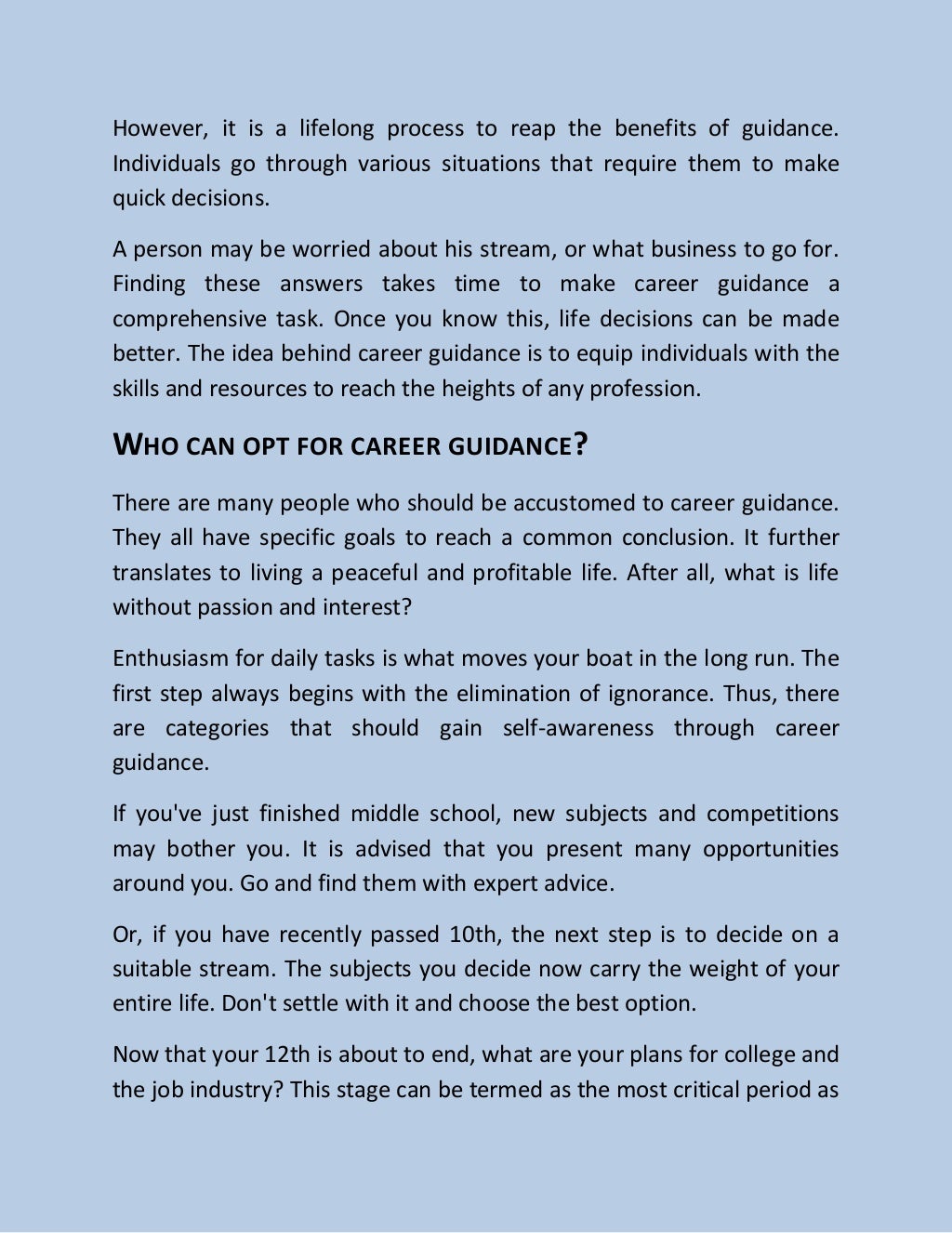 What Is Career Guidance And Why It s Important what-is-career-guidance-and-why-it-s-important