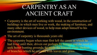 carpentry | PDF