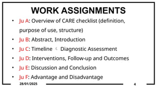 WHAT IS CASE REPORT - CARE CHECKLIST INTERPRETATION | PPT
