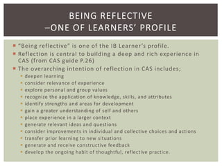 What is CAS? (IBDP) | PPTX