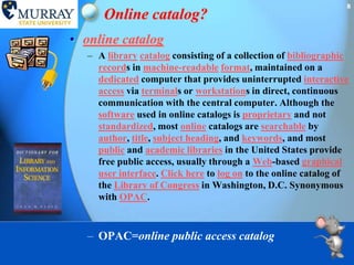 What Is Cataloging 2007 version | PPTX