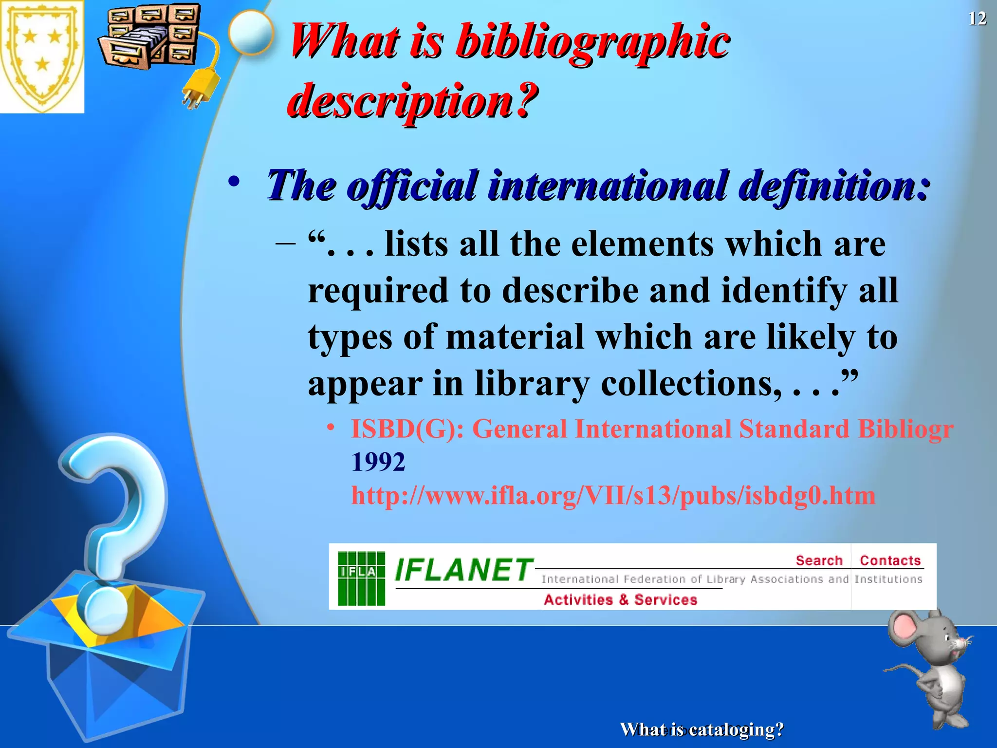 What Is Cataloging? | PPT