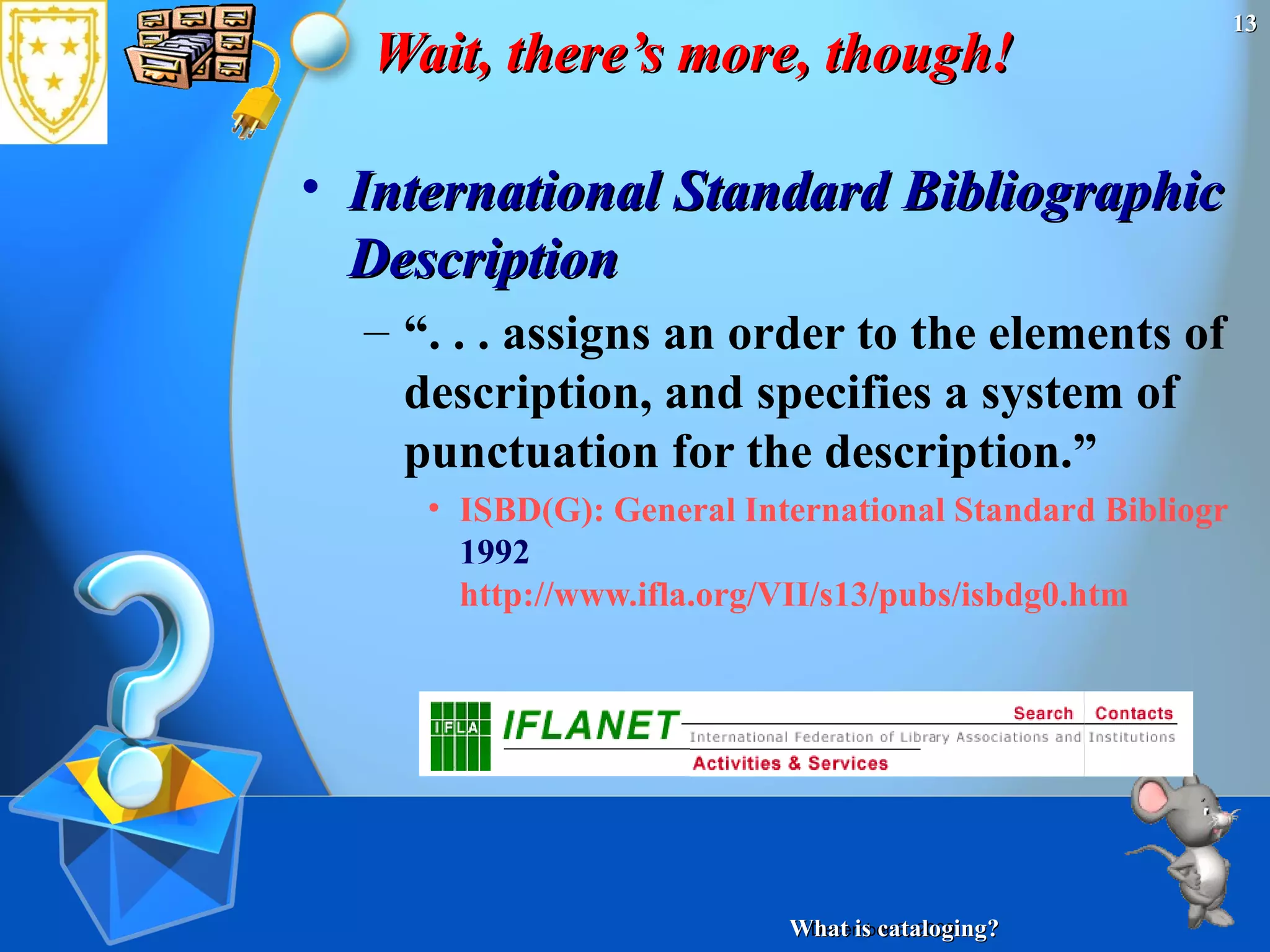 What Is Cataloging? | PPT