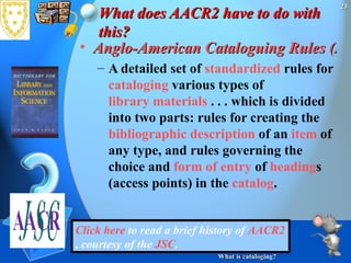 What Is Cataloging? | PPT