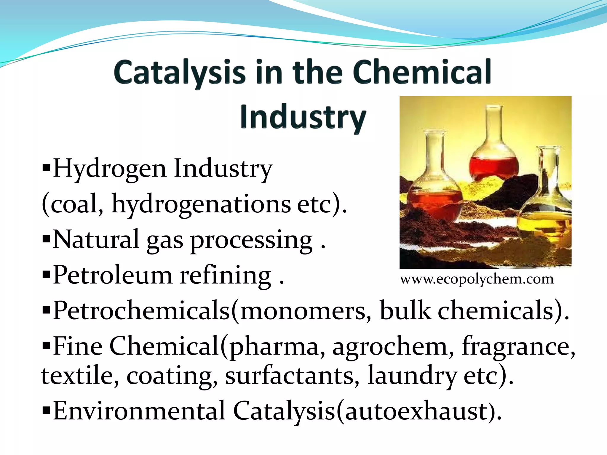 What is catalysis, its type and its application | PDF