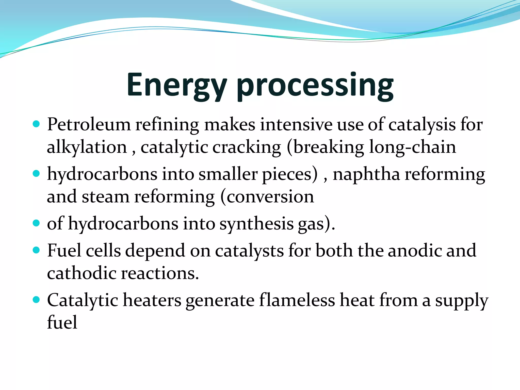 What is catalysis, its type and its application | PDF