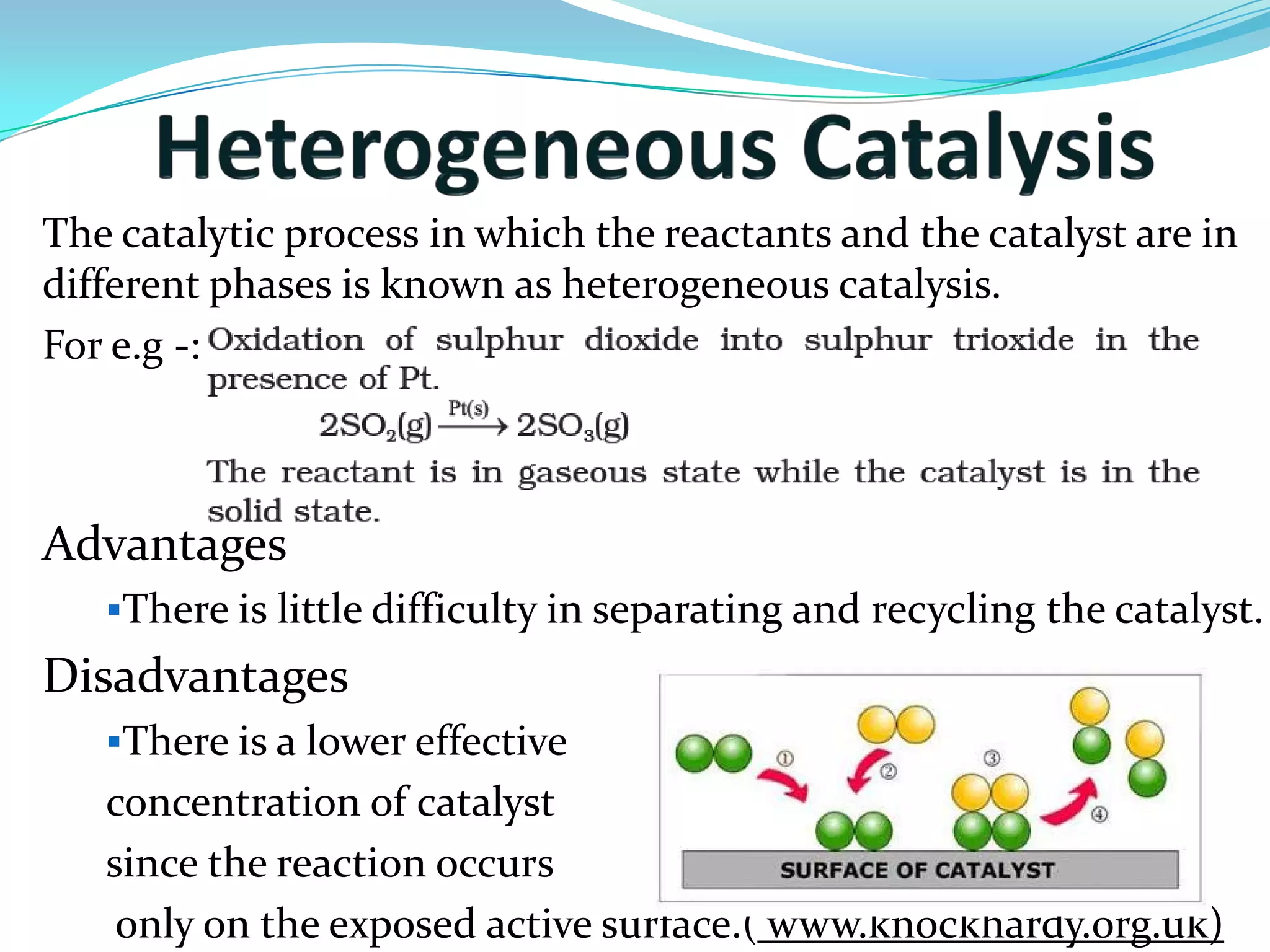 What is catalysis, its type and its application | PDF