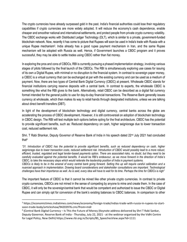 What is CBDC and how it works ? | PDF