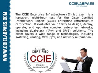 CCIE EI Lab Workbook: Advanced Lab Scenarios and Solutions | PPTX