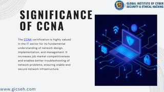 What is CCNA?- GICSEH | PPT