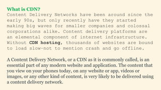 What is CDN ? how CDN work? | PPTX