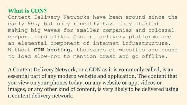 What is CDN ? how CDN work? | PPTX
