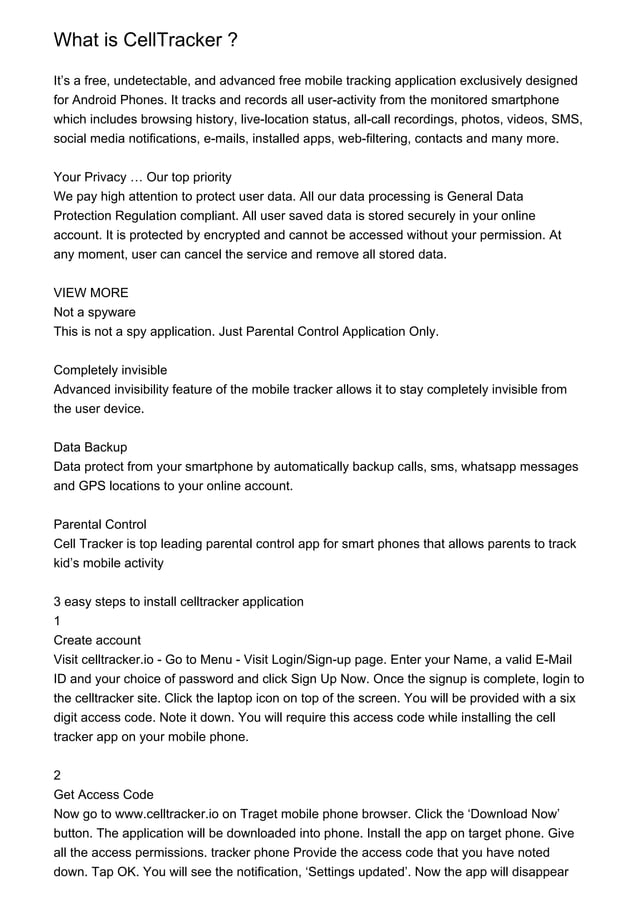 What is CellTracker ? | PDF