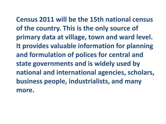 What is census | PPT