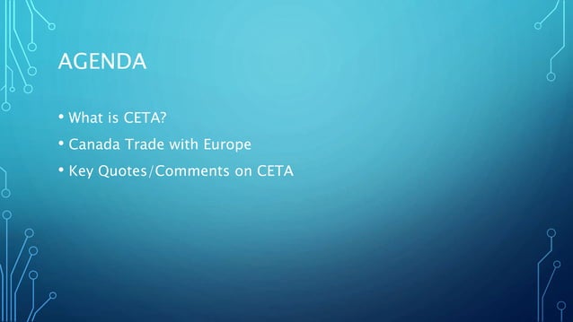 What is ceta and what does it mean for Canada - November 2016 | PPT