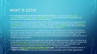 What is ceta and what does it mean for Canada - November 2016 | PPT
