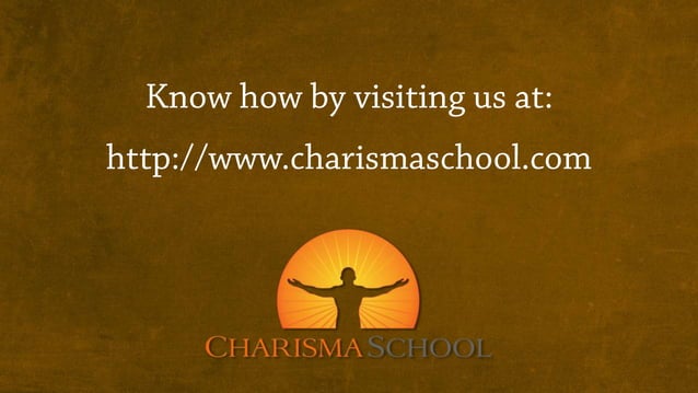 What is Charisma - Definition (CharismaSchool.com) | PPTX