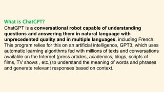 What is ChatGPT | PPTX