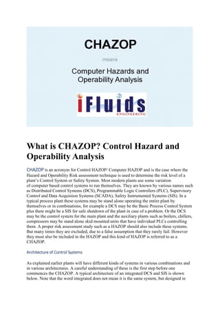 What is CHAZOP? | PDF