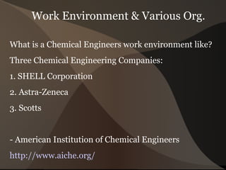 What Is Chemical Engineering | PPT