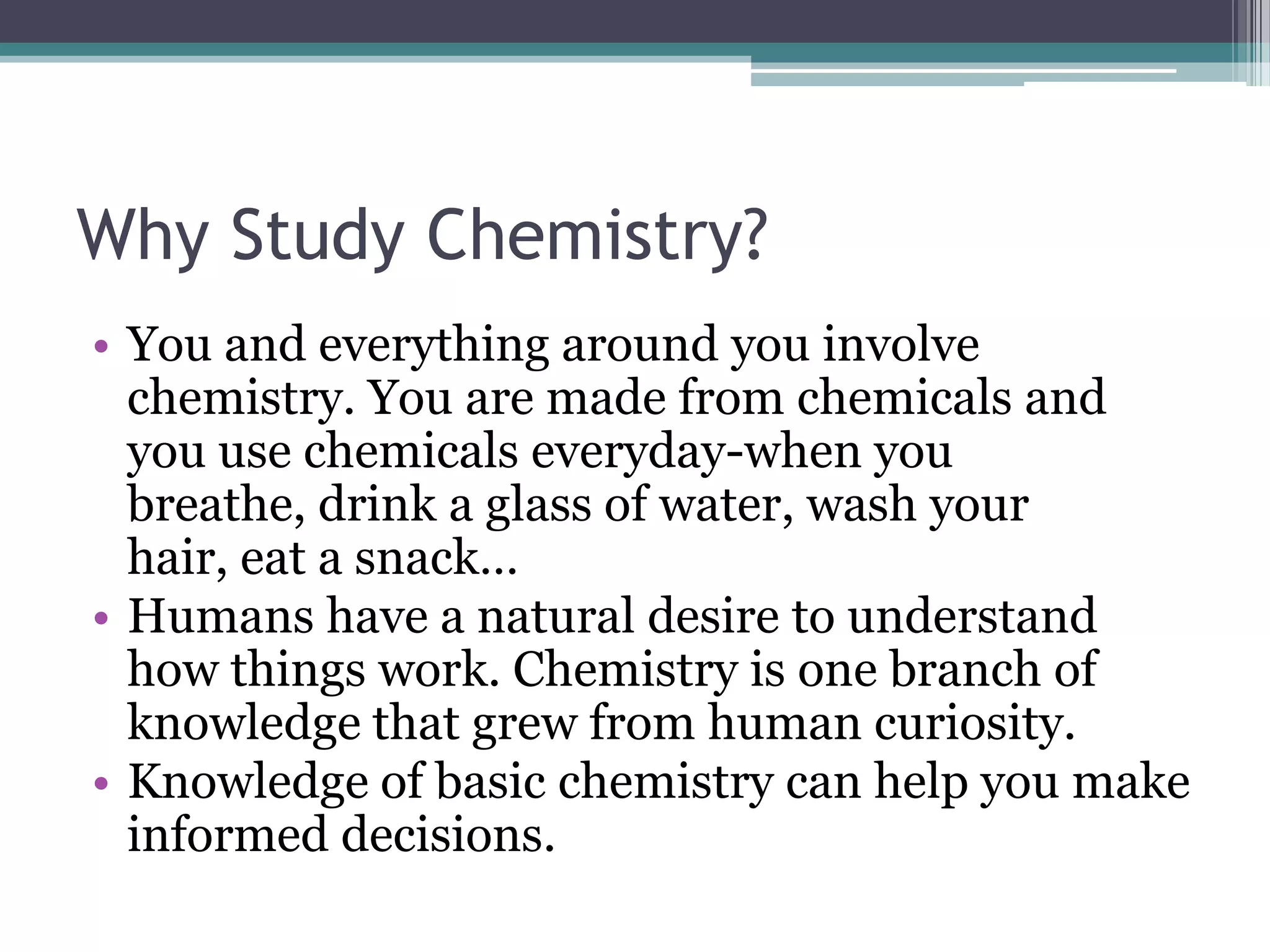 What is Chemistry? | PPTX