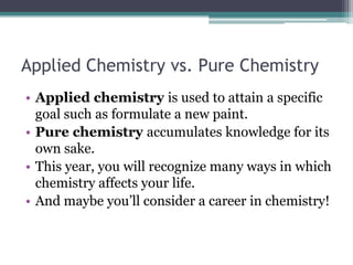 What is Chemistry? | PPTX