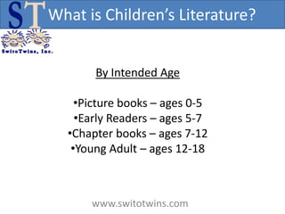 What is children's literature | PPTX