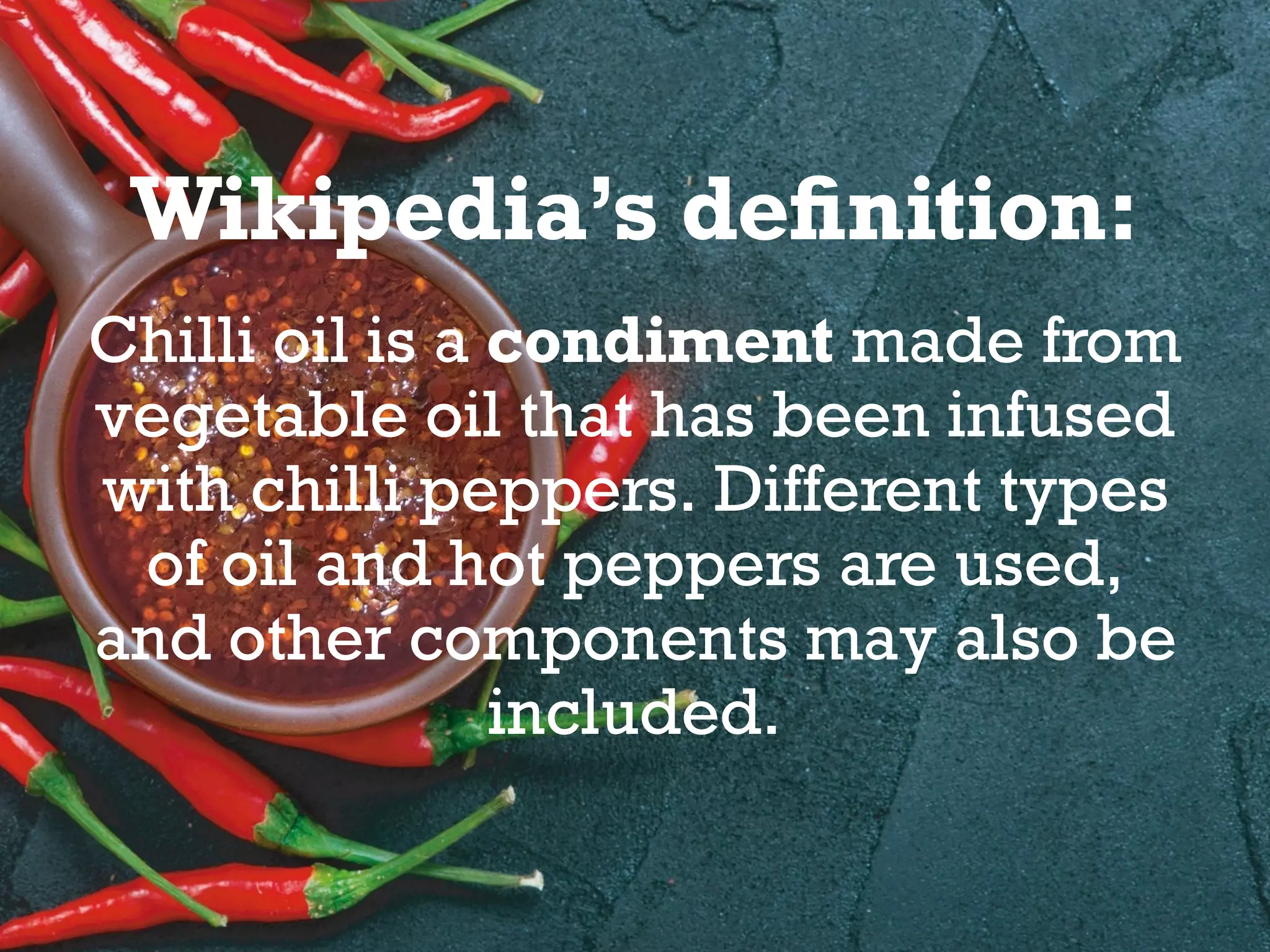 What is chilli oil | PDF