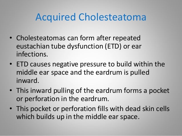 What is Cholesteatoma?