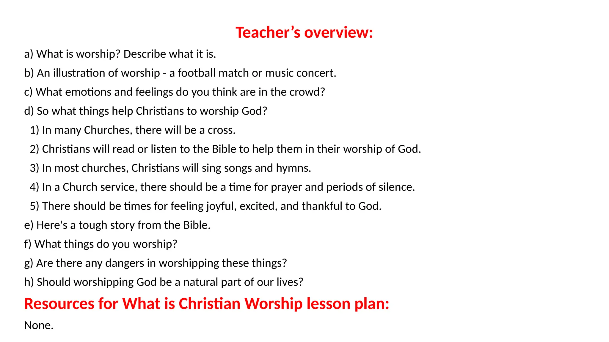 What is Christian Worship UPDATED - KS2 RE Lesson Plan Explained | PPTX