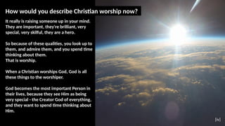 What is Christian Worship UPDATED - KS2 RE Lesson Plan Explained | PPTX