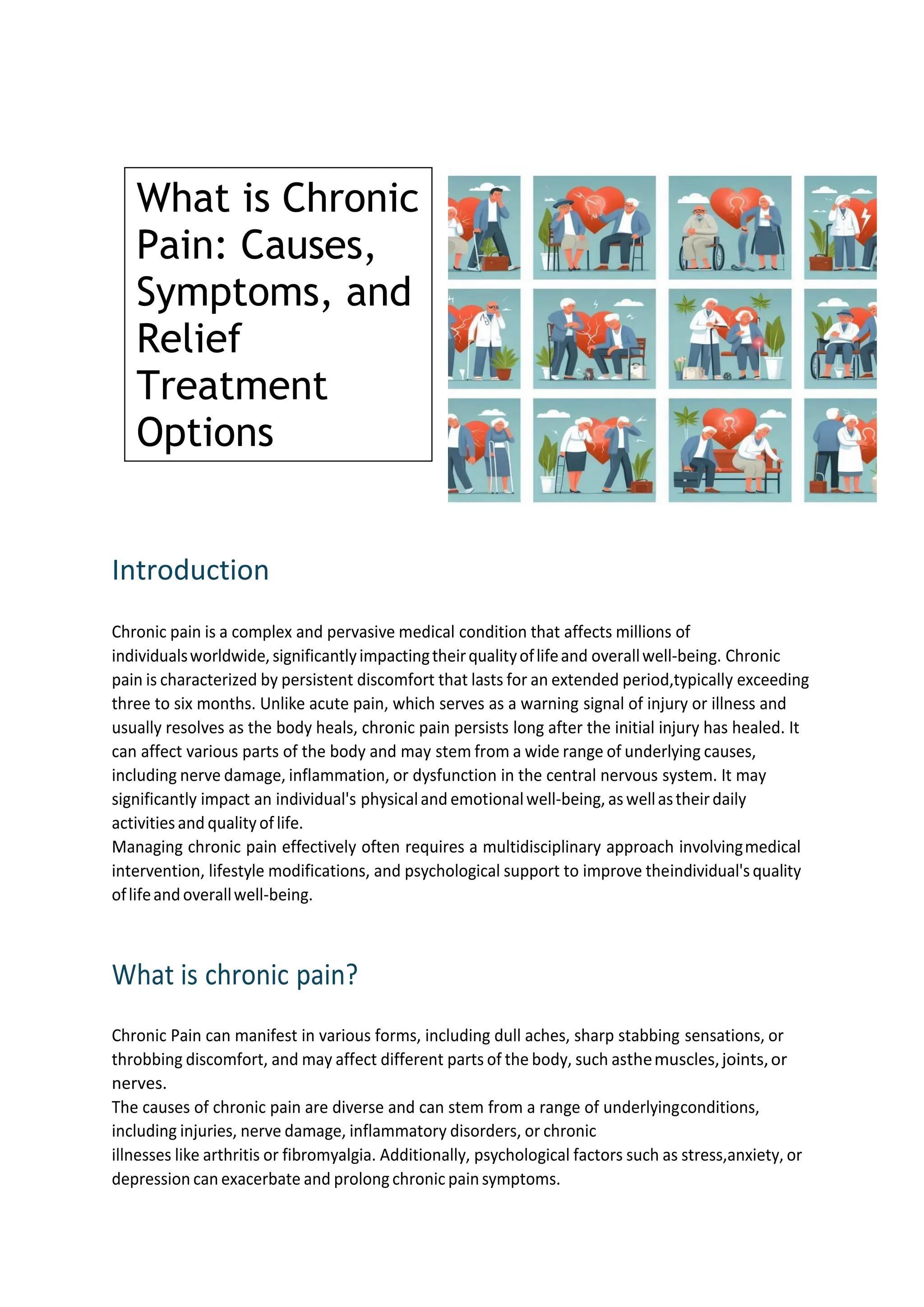 What is Chronic Causes Symtoms and Relief Treatment Options - CureEZ.pdf