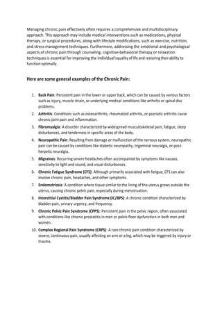 What is Chronic Causes Symtoms and Relief Treatment Options - CureEZ.pdf