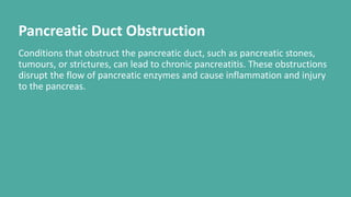What Is Chronic Pancreatitis And Its Treatment? | PPTX