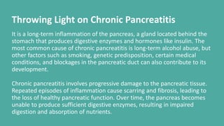 What Is Chronic Pancreatitis And Its Treatment? | PPTX