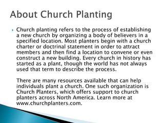 What Is Church Planting? | PPT