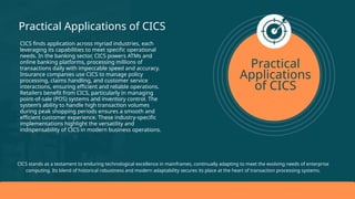 What is CICS in Mainframe? Know its features | PPTX