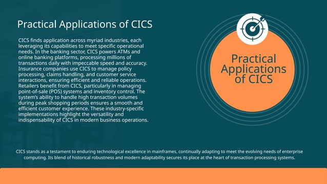 What is CICS in Mainframe? Know its features | PPTX