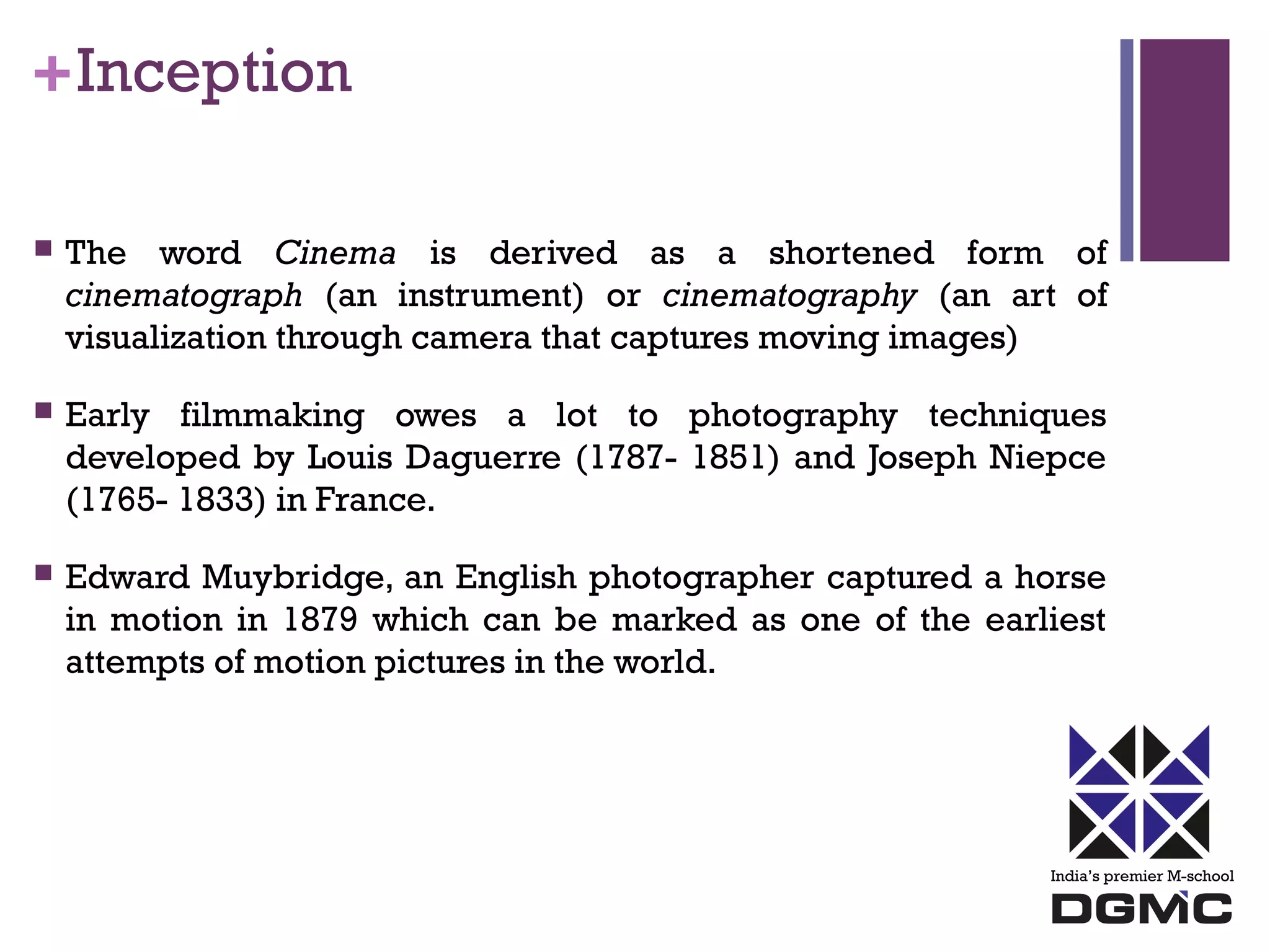 What is cinema | PPT